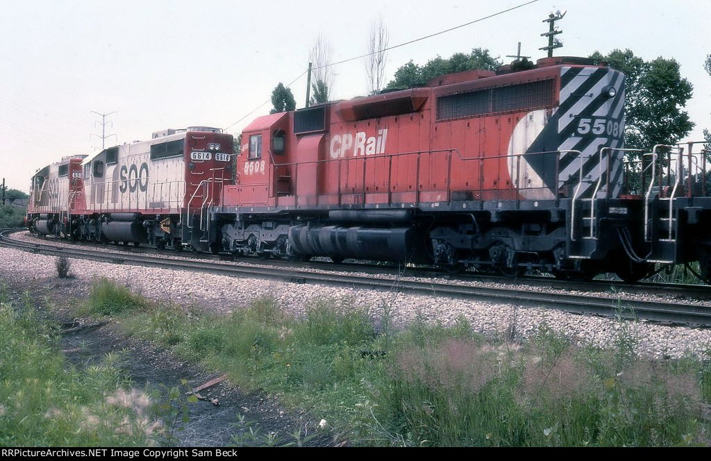 CP 5508, SOO 6614, and 6617